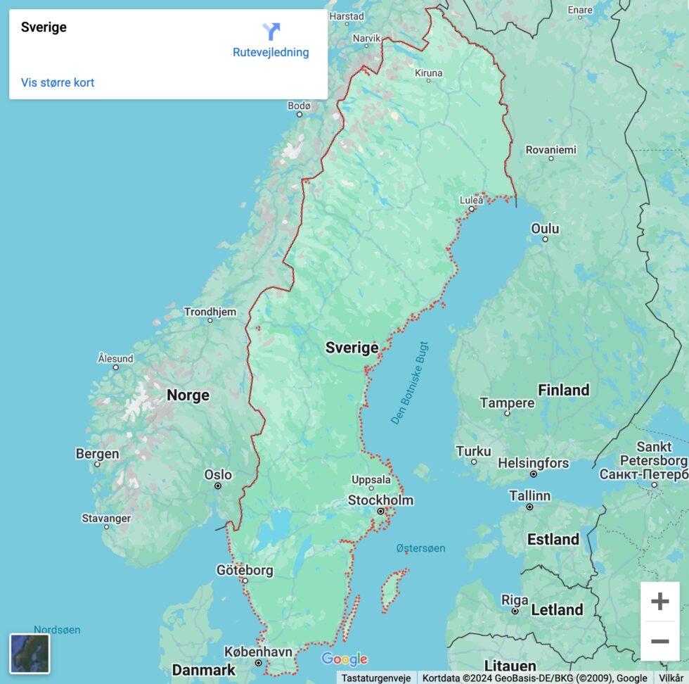 Sverige indbyggertal (2025) | De officielle befolkningstal